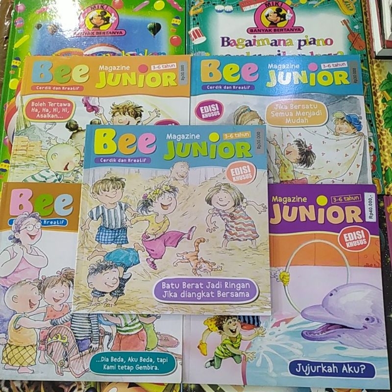 Magazine JUNIOR bee clever and creative 3 - 6 years | Shopee Malaysia