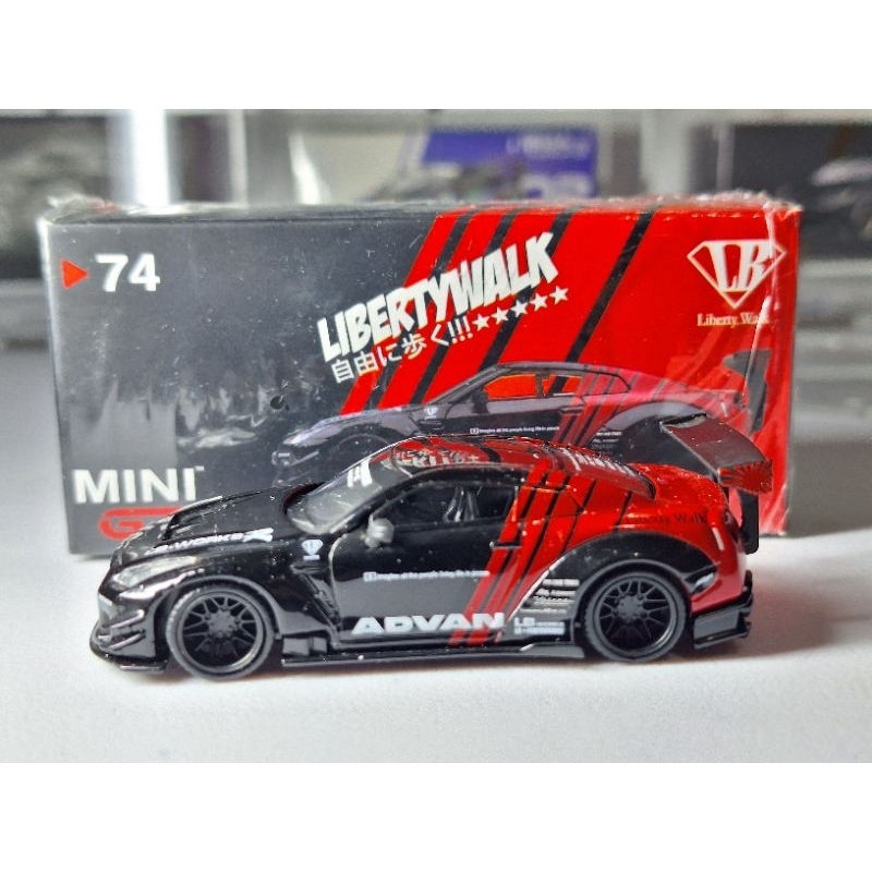 Nissan GT-R35 LBWK ADVAN NO 74 UNSEALED | Shopee Malaysia