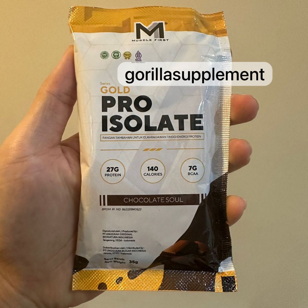 Muscle first Pro Isolate 1 Sachet Whey Protein Isolate M1 Musclefirst ...
