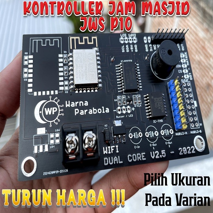 Jws Controller / Prayer Schedule Controller WIFI Mosque Clock ESP8266 ...