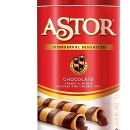 Astor Wafer Canned Chocolate Sticks 330 gr | Shopee Malaysia