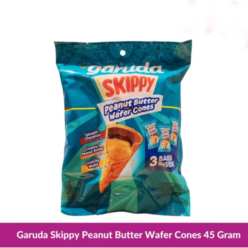 Garuda Skippy Butter Wafer Cones 45g | Shopee Malaysia