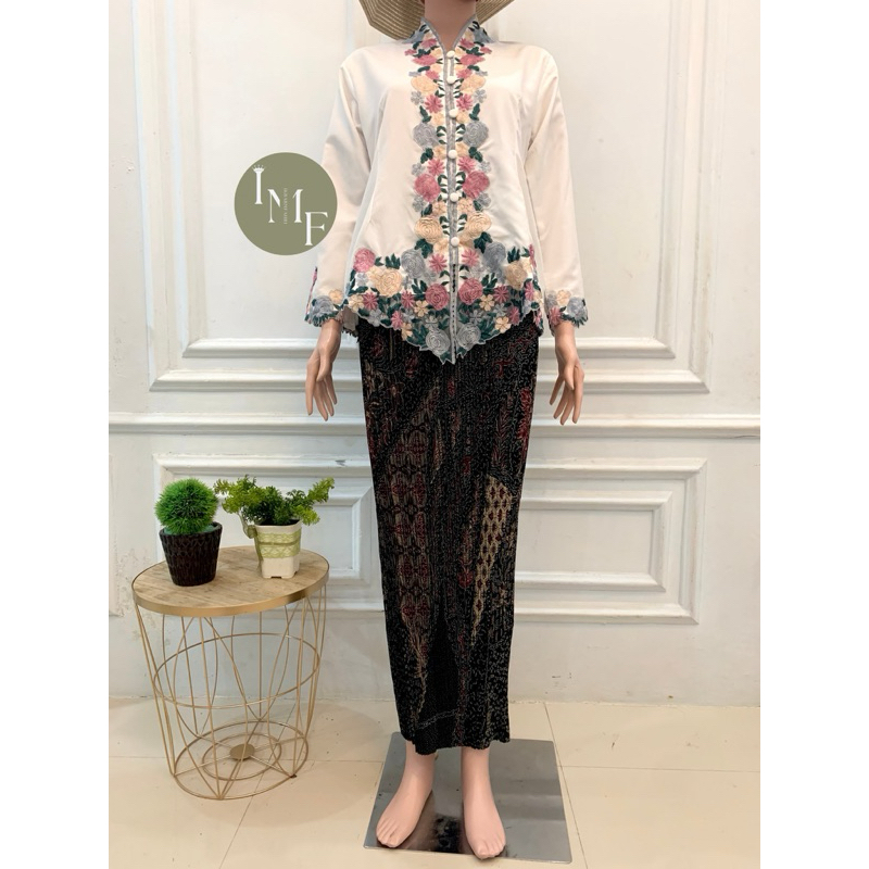 KATUN One SET OF PREMIUM COTTON LONG SANDED FLOWER MOTIF EMBROIDERED ...