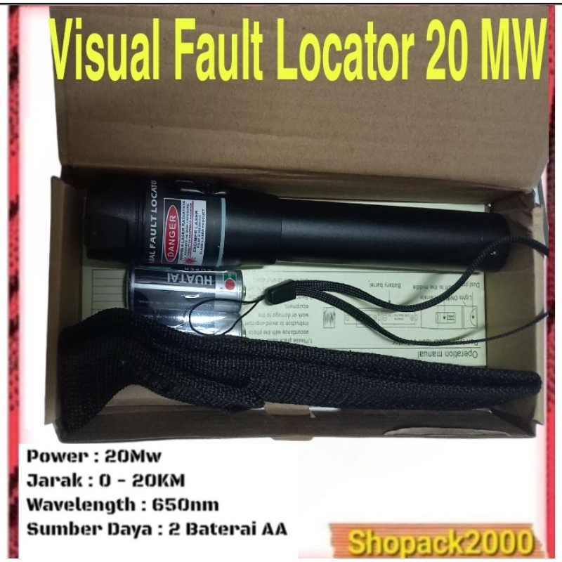 Visual Fault Locator VFL FO optic Flashlight optic laser cable fiber ...