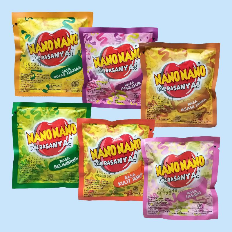 Nano Nano Sweets Fruit Candy Tastes Rame (3 sachets) | Shopee Malaysia