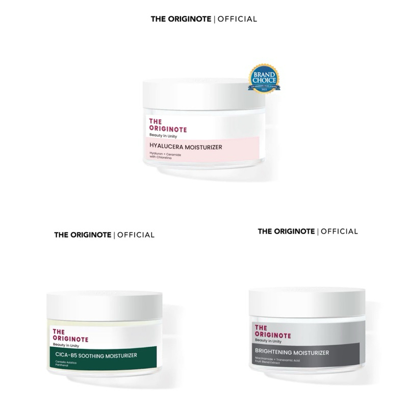 The Originite Moisturizer/Hyalucera Moisturizer/Cica B-5 Soothing ...