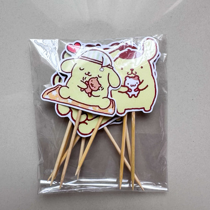POMPOMPURIN TOPPER / (LA-001) POMPOMPURIN CAKE TOPPER / POMPOMPURIN ...