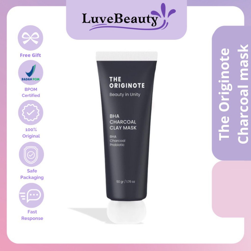 The Originote BHA Charcoal Clay Mask | Shopee Malaysia