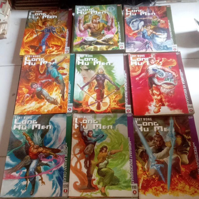 Tony wong long hu men's comic series 1 - 175 (please read description ...
