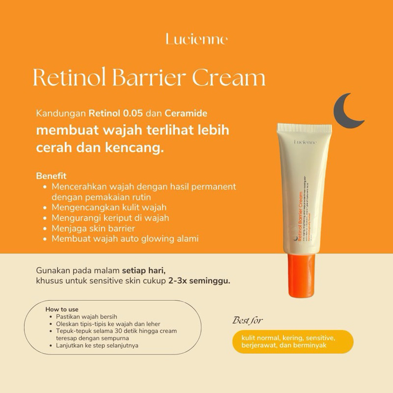 READY TO SHIP TODAY! Lucienne Retinol Barrier Cream | Lucienne Retinol ...