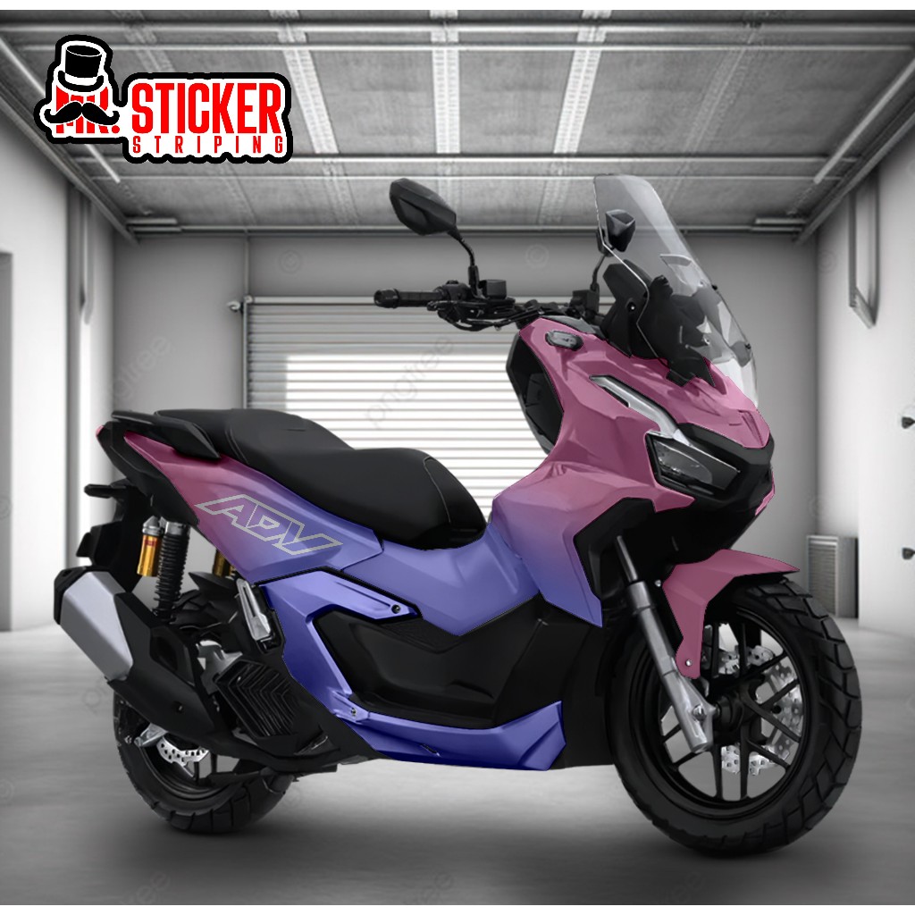 Decal honda ADV 160 ADV 150 full body custom sticker free design motif ...