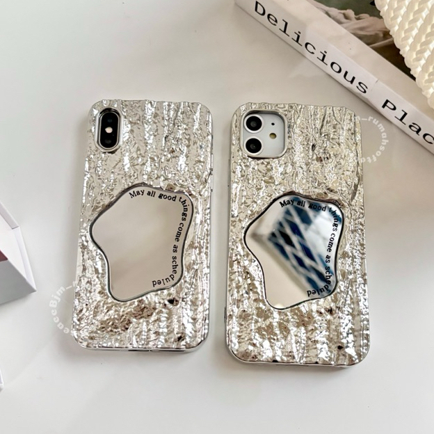 Mirror Pretty Case Iphone Silver 7 8 SE2020 6+ 7+ 8+ X XS XR XSMAX 11 ...