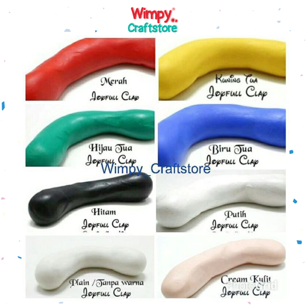 Wimpy joyfull clay air dry clay cold porcelain resin clay craft ...