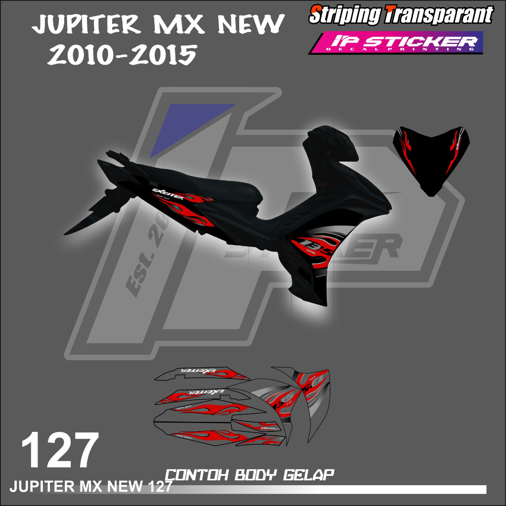 Yamaha JUPITER MX Motorcycle STRIPING NEW Variation Of HOLOGRAM And ...