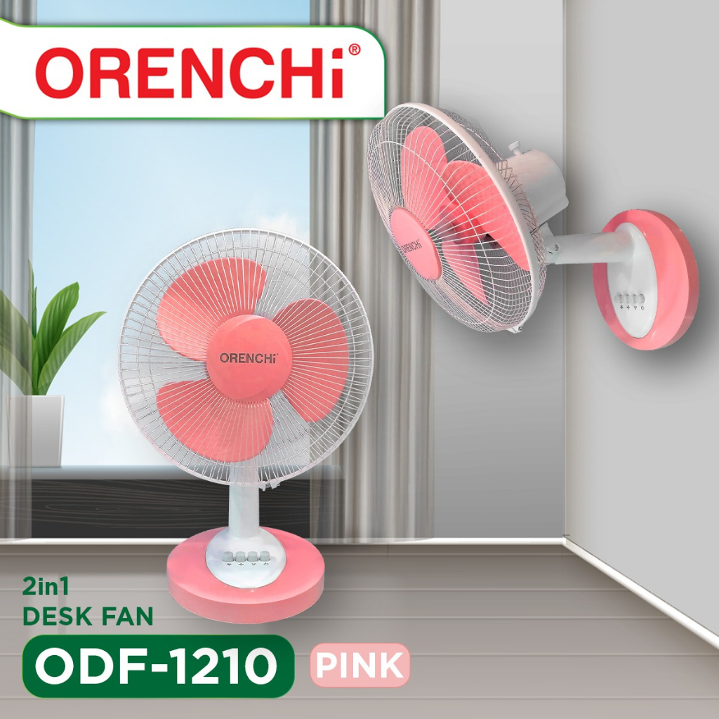 Table AND WALL FAN ORENCHI ODF-1210 2IN1 12INCH / GOOD QUALITY MATERIAL ...