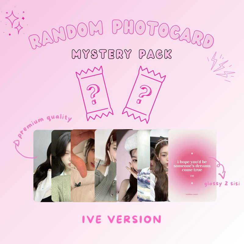 Ive Random Photocard Mystery pack (2Pcs/pack) | Shopee Malaysia