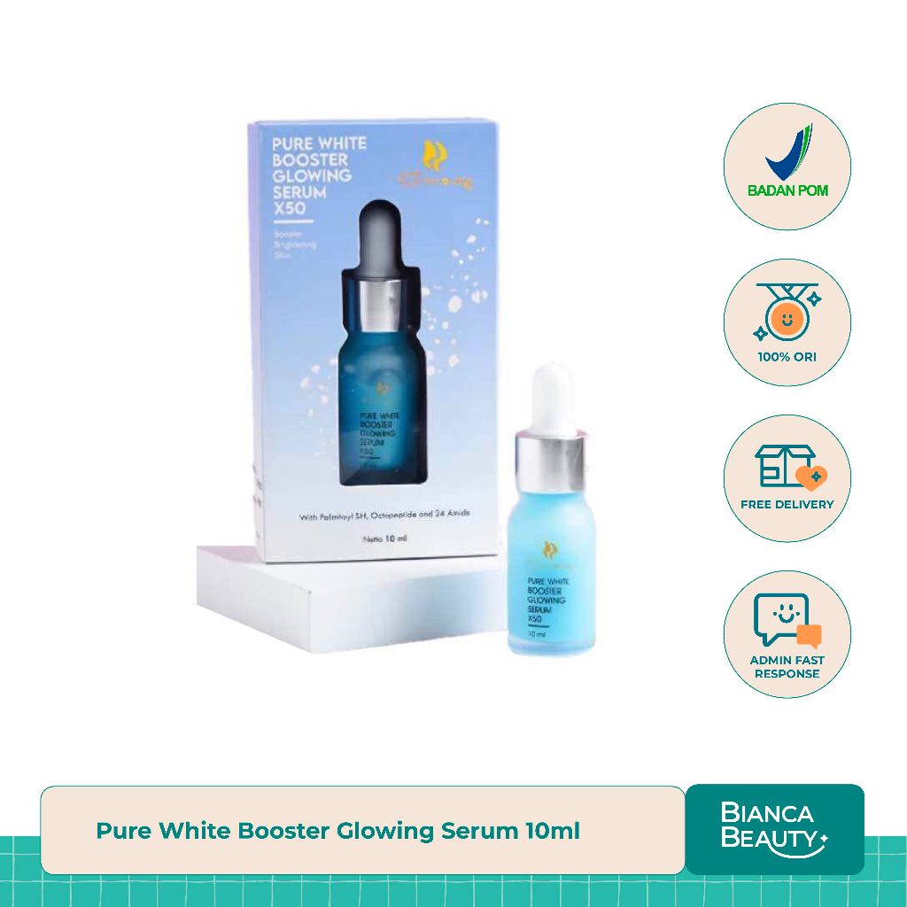 Pure White Booster Glowing Serum 10ml | Shopee Malaysia
