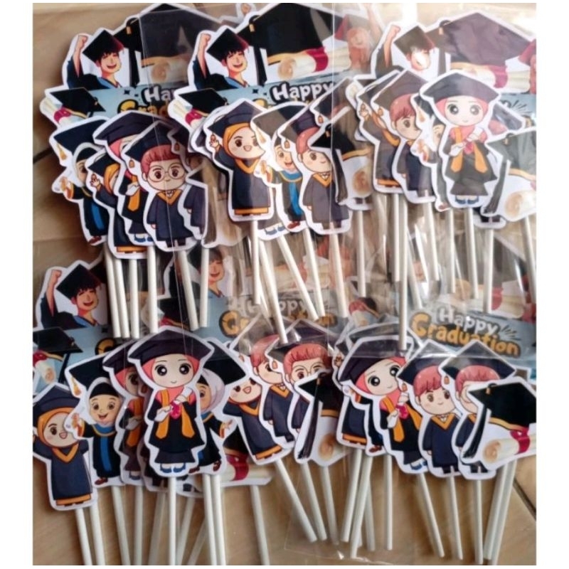 Graduation TOPER/CAKE DECORATION/GRADUATION/GRADUATION TOPER | Shopee ...