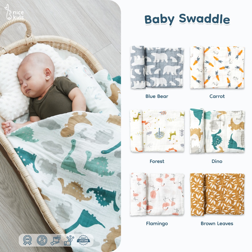 Nice Kids - Multi-Use Swaddle Baby New Born (Unisex Newborn Baby ...