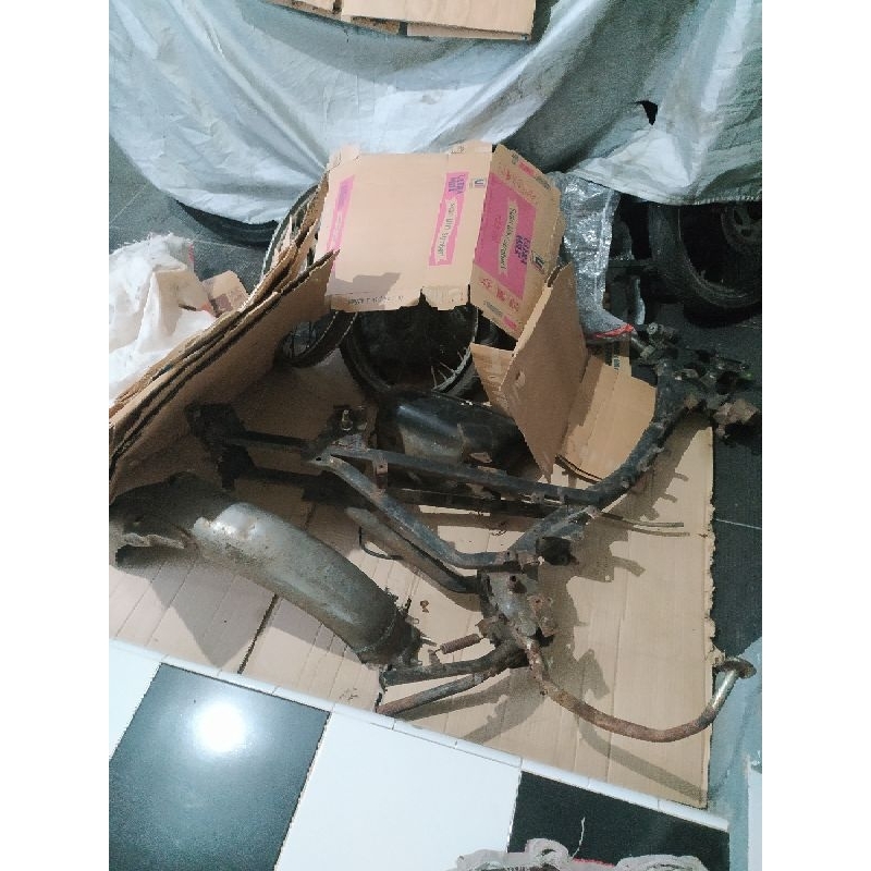 Original Honda Supra X Lama Frame Frame Frame Frame | Shopee Malaysia