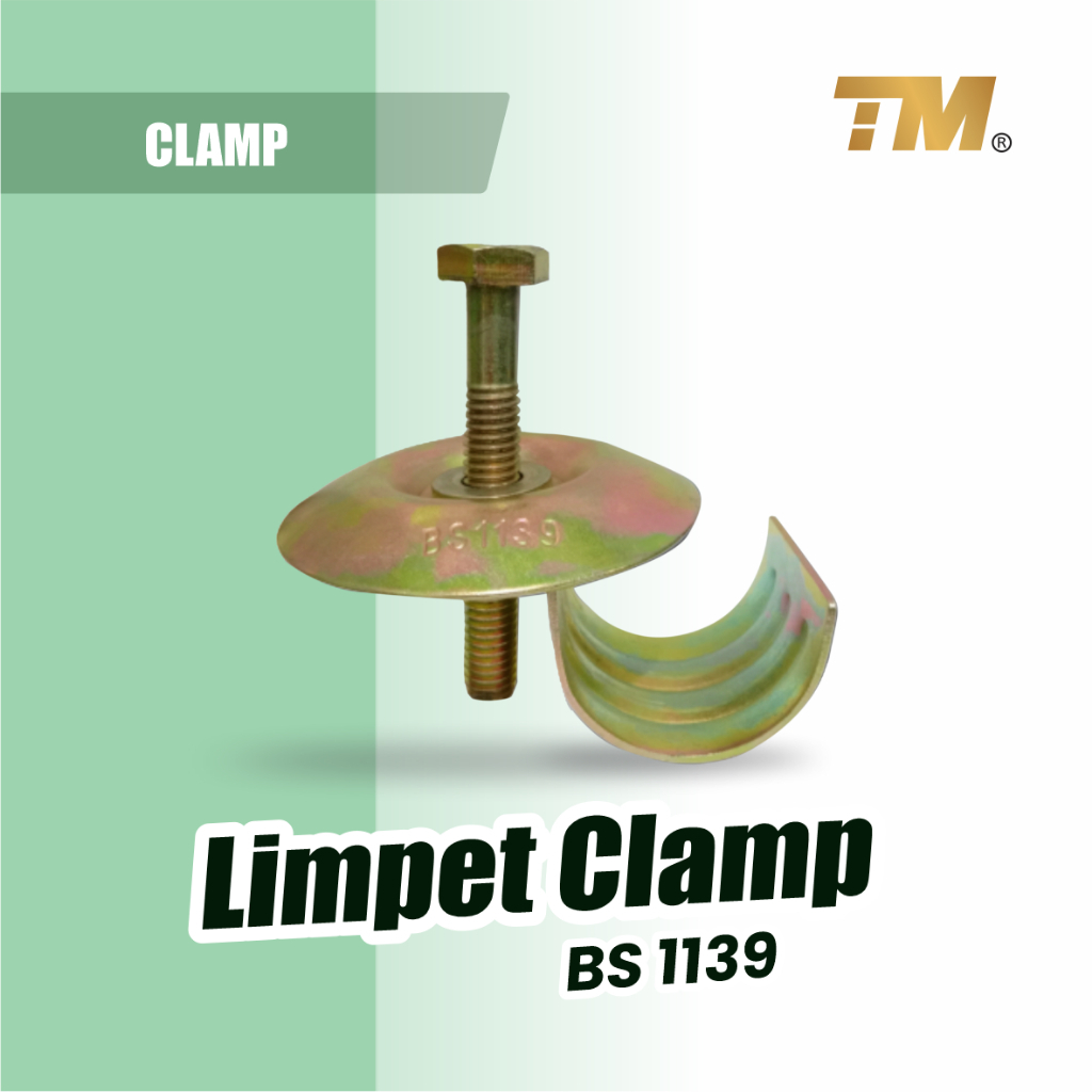 Limpet CLAMP STANDARD BS FOR SCAFFOLDING TYPES OF PIPE / TUBULAR SYSTEM ...