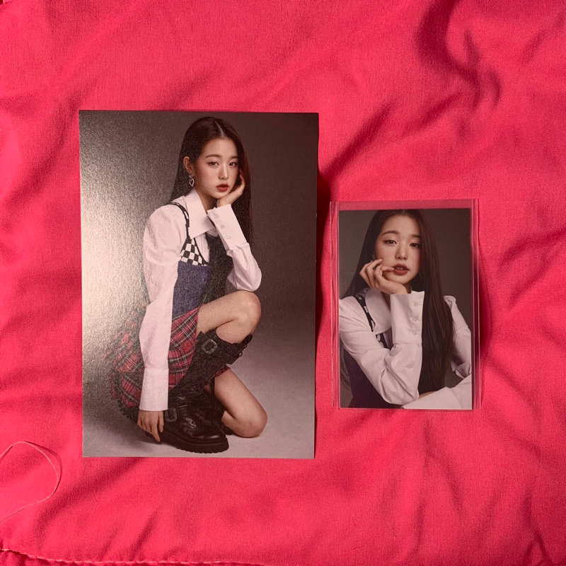Wonyoung photocard if official cawaii japan magazine set postcard pc ...