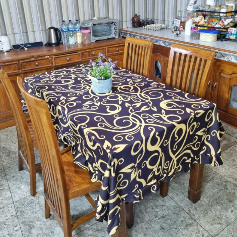 KITCHEN DINING TABLE CLOTH SET WITH VARIOUS MOTIFS | Shopee Malaysia