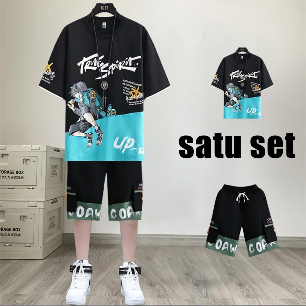 Men S Clothing Sets Adult Men S T Shirt Suits Men S Oversized T Shirts