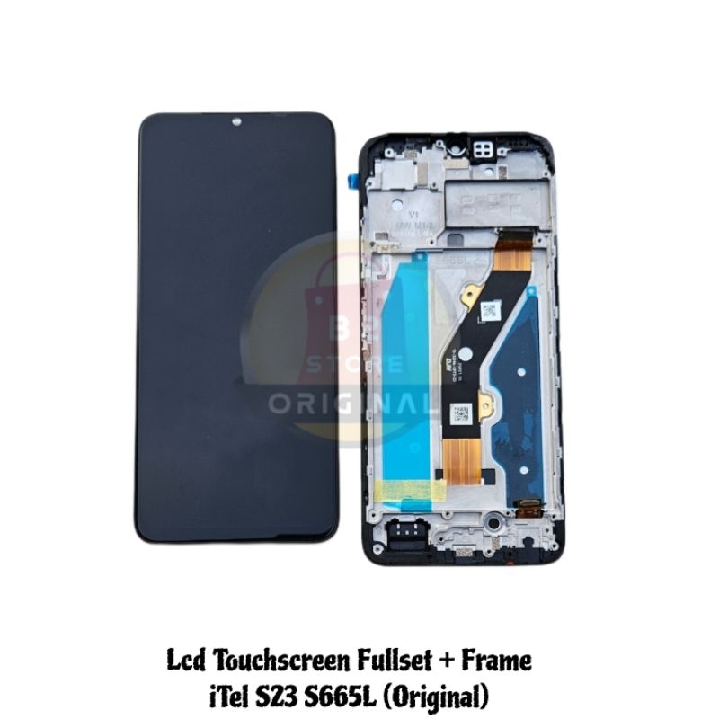 Lcd TOUCHSCREEN FULLSET+LCD FRAME ITEL S23 S665L ORIGINAL | Shopee Malaysia