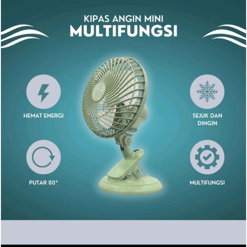 Multi Function Clamp Table Fan + Sitting Table Fan + Swivel Foam Wall ...