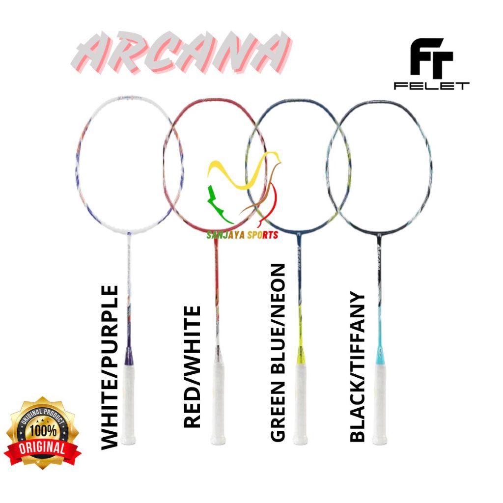 Original FELET ARCANA BADMINTON FELET RACKET | Shopee Malaysia