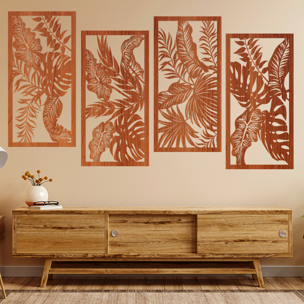 KAYU Wall Panel Decoration Set/Decoration/Wall Display Living Room ...