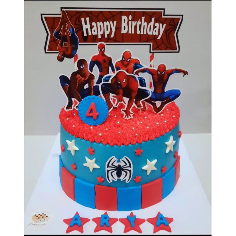 Spiderman paper cake Topper | Shopee Malaysia