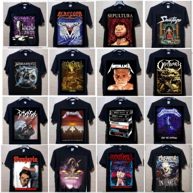 Disgorge band T-Shirt/KREATOR/XENTRIX /HYPHOCRISY/OBITUARY/SANCTUARY ...