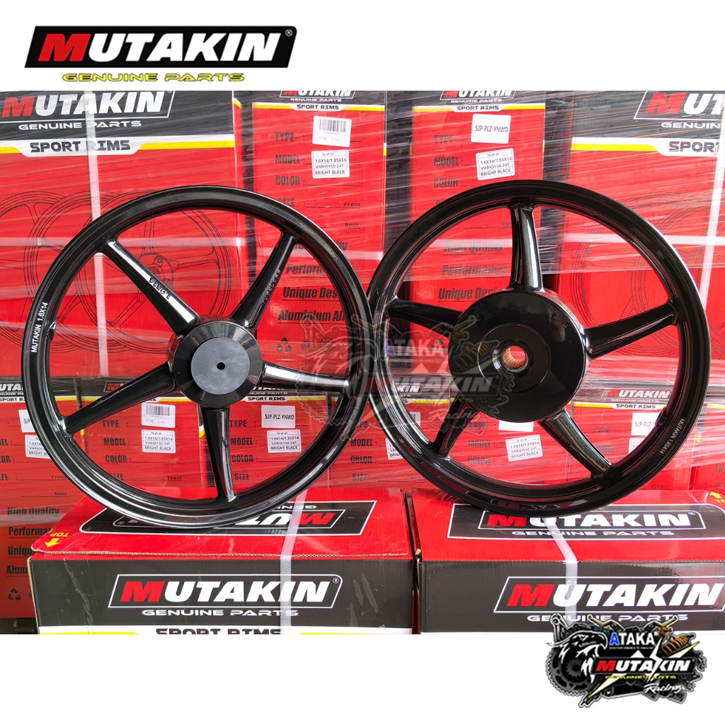 Mutakin sp 522 racing rims ring 14 ring 17 rims Vario 125 150 old new ...