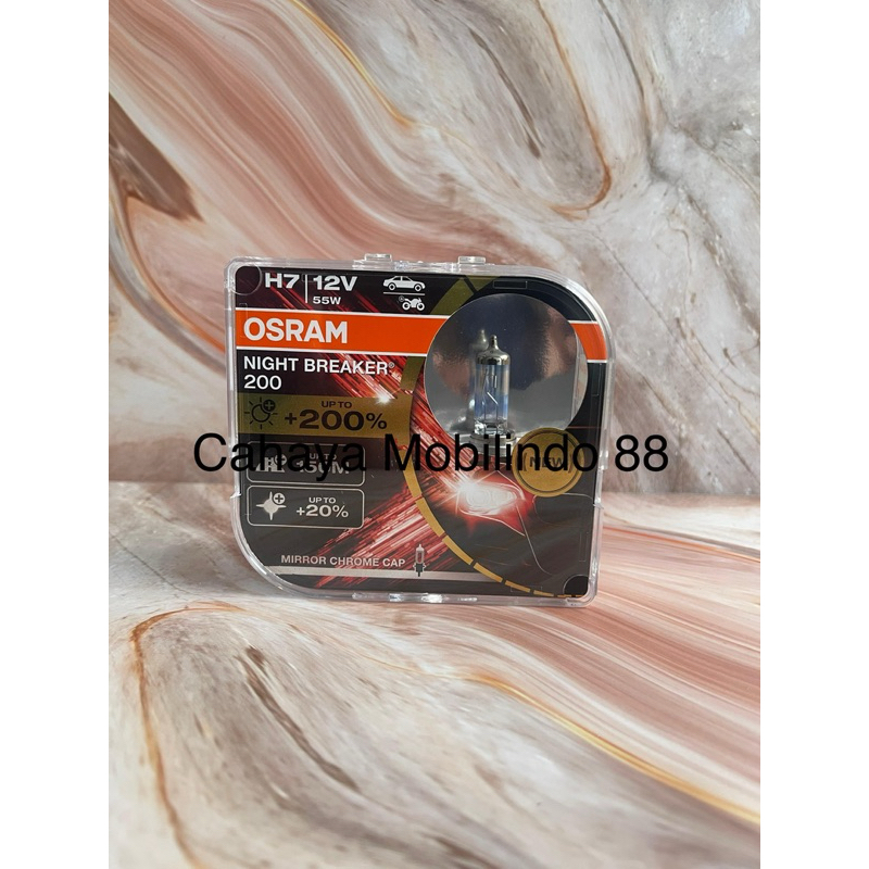 Osram NB200 H7 12v 55w Night Breaker 200 New 2024 Gen 3 200% NBL Car ...