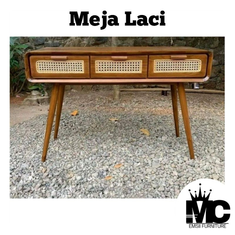 Rattan Consul Table Teak Consul Table Luxury Consul Table Study Table ...