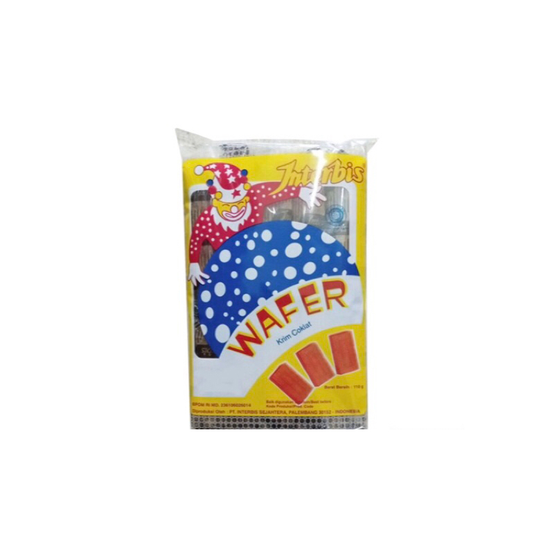 Interbis wafer creme chocolate old school ice wafer 100g | Shopee Malaysia
