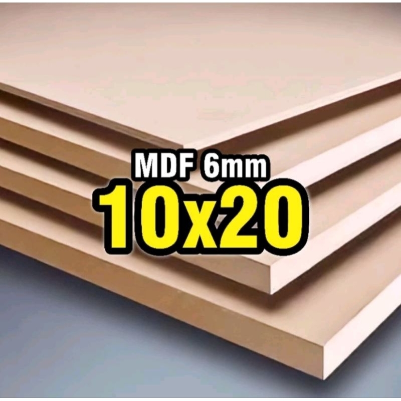 6MM THICK MDF BOARD SIZE 10 X 20 CM | Shopee Malaysia