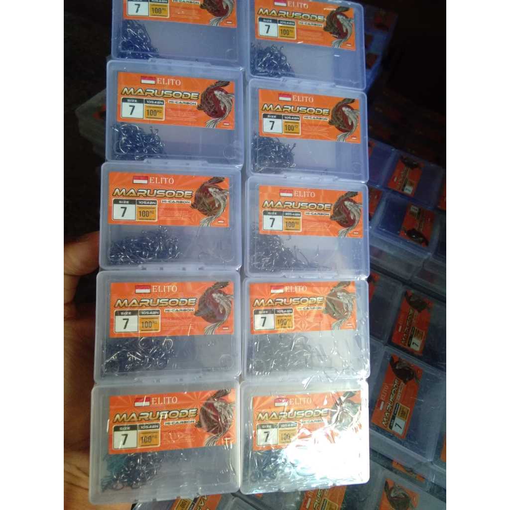 Elito MARUSODE 1054 HOOK BOX CONTENTS 100 PCS | Shopee Malaysia