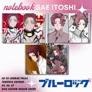 Note BOOK BLUE LOCK SAE ITOSHI/NOTEBOOK BLUE LOCK SAE ITOSHI/NOTE BOOK ...