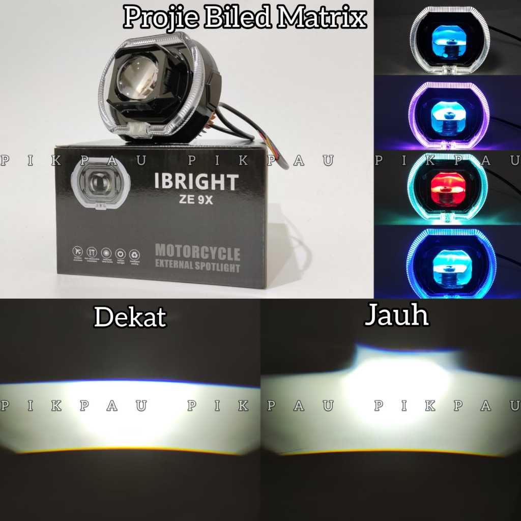 PUTIH Biled Projie Lamp Matrix Version X1 Original Flat Cut With Shroud ...