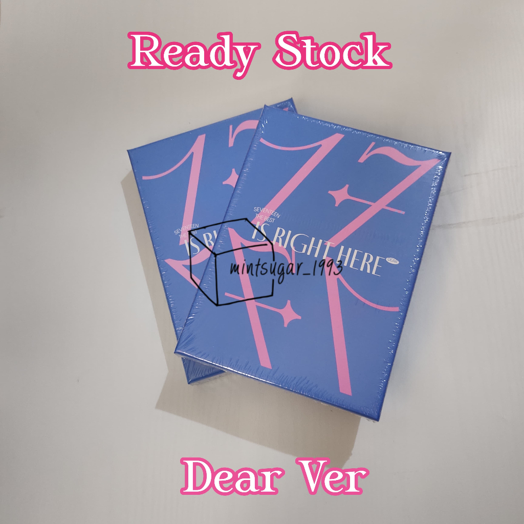 Seventeen BEST ALBUM '17 IS RIGHT HERE': EVERY SEVENTEEN IS RIGHT HERE (DEAR VER | With POB/No ...