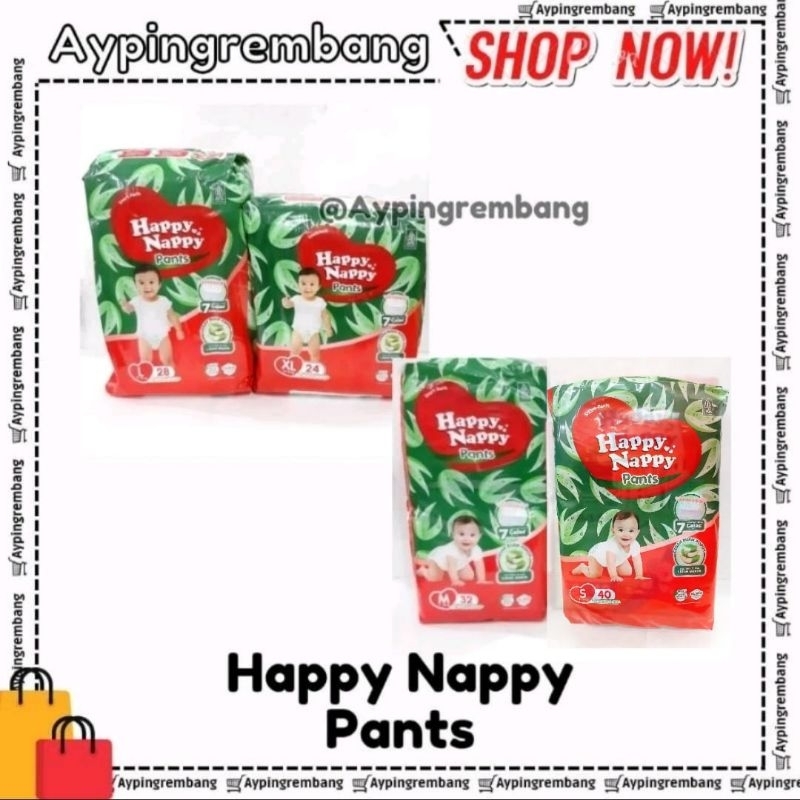 Happy Nappy Smart Pantz Baby Diapers | Shopee Malaysia