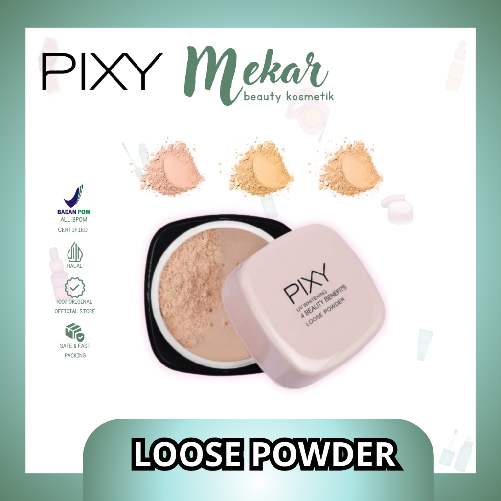 PIXY Loose Powder UV Whitening 4 Beauty Benefits Loose Powder 12 gr ...