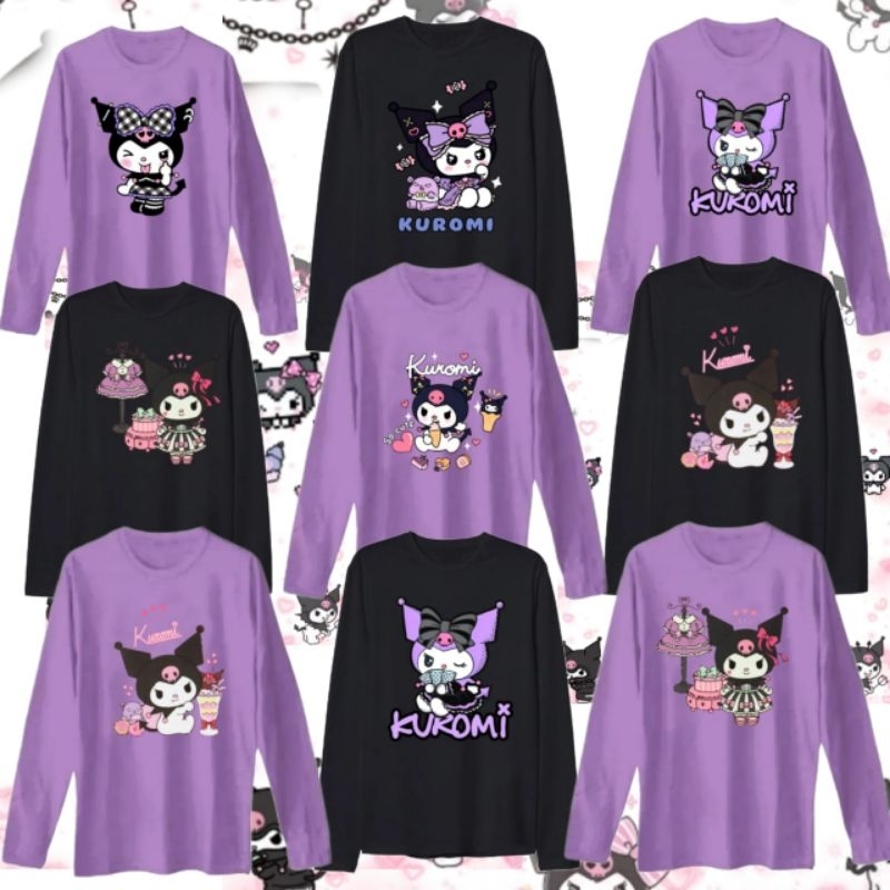 KUROMI EDITION LONG SLEEVED Adult T-Shirt | Shopee Malaysia