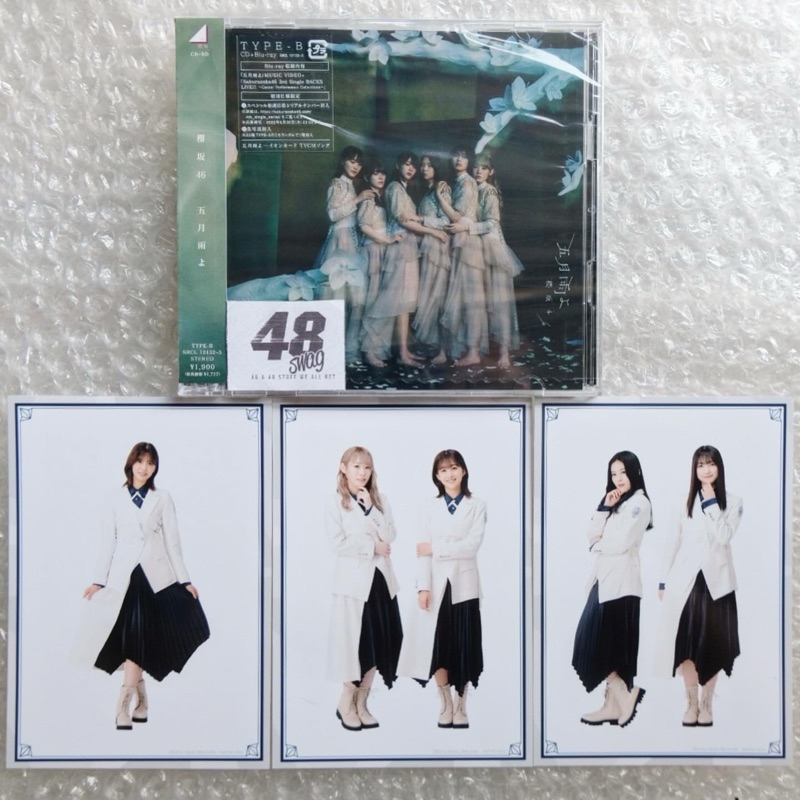 Sakurazaka46 4th Single - Samidare Yo Type B + BONUS HMV Type B | Shopee Malaysia