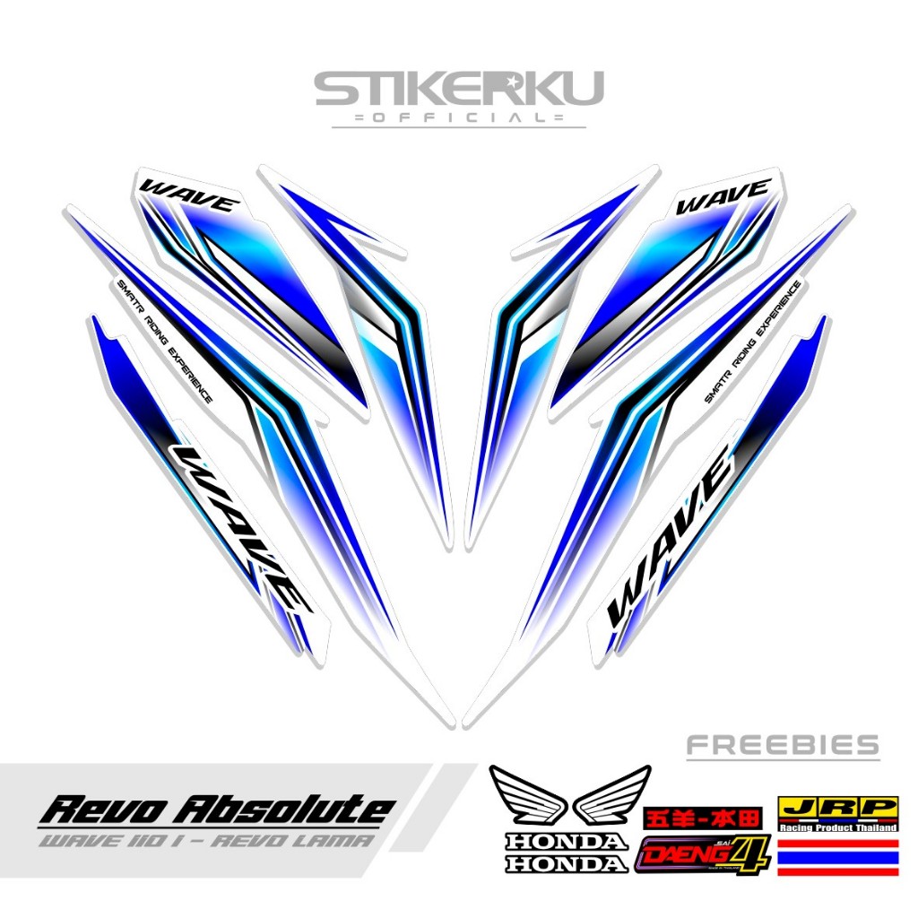 Striping ABSOLUTE REVO 110 CW MOTIF 88/STICKER ABSOLUTE REVO 110 ...