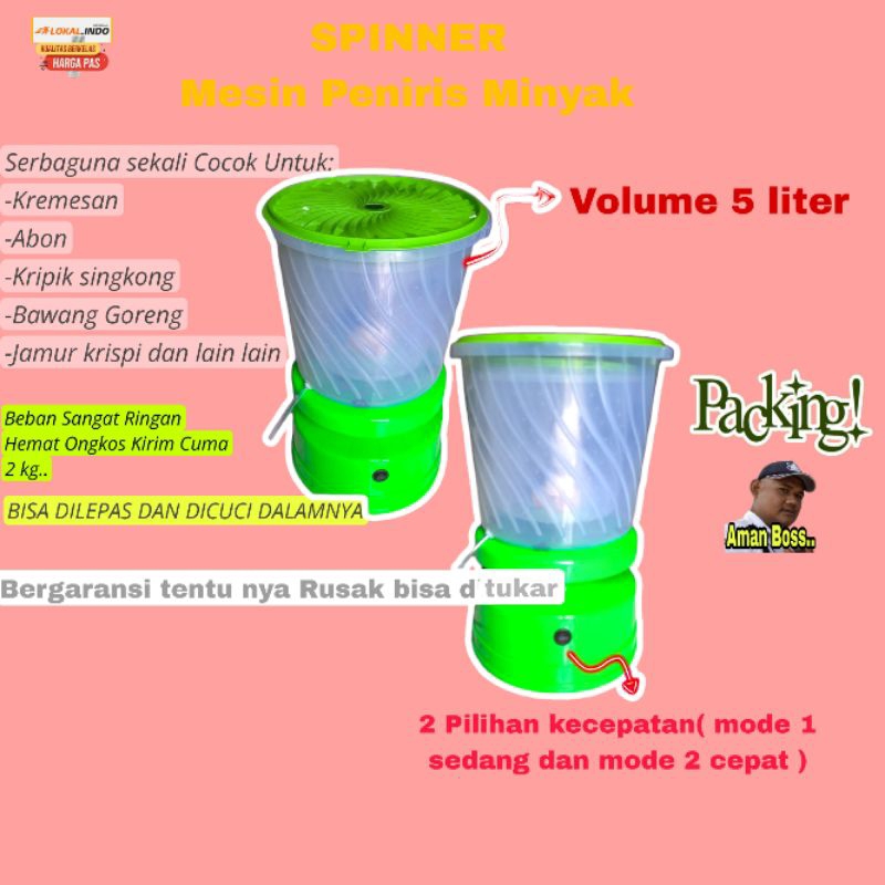 "GUARANTEE" 5 LITER oil drain spinner 3lt oil filter spinner kitchen ...