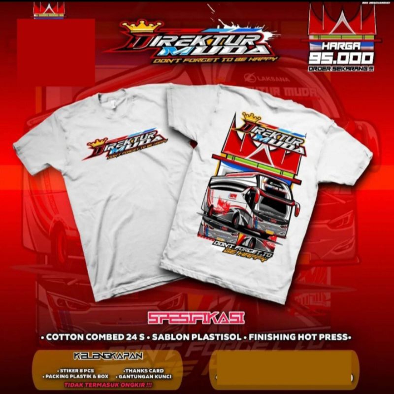 Original BUS/BUSMANIA T-SHIRT WITH YOUNG DIRECTION BY MPM FREE HOLOGRAM ...